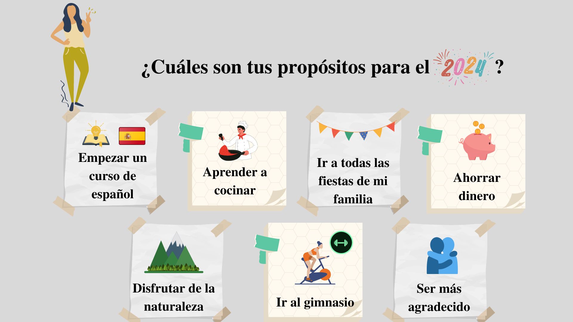 Propósitos para el Año Nuevo 2024 - Espaans - Blog